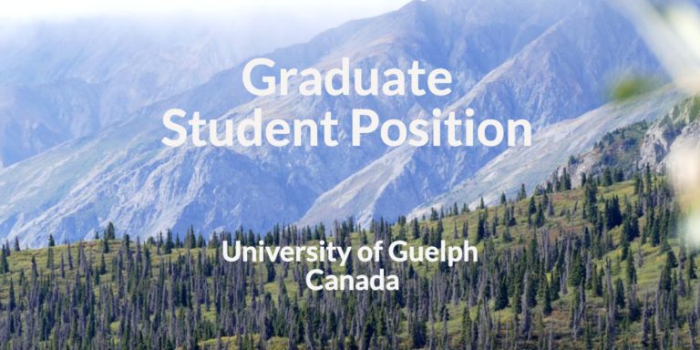 Graduate Student Position – University of Guelph, Canada – ECSRHM